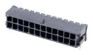 43045-2406 MOLEX, Pin Header, Power, Wire-to-Board, 3 mm, 2 Rows, 24 Contacts, Surface Mount ...