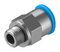 QSM-M6-6 FESTO, Pneumatic Fitting, Push-In Fitting, M6, 14 bar, 6 mm, Brass, QSM | element14 ...